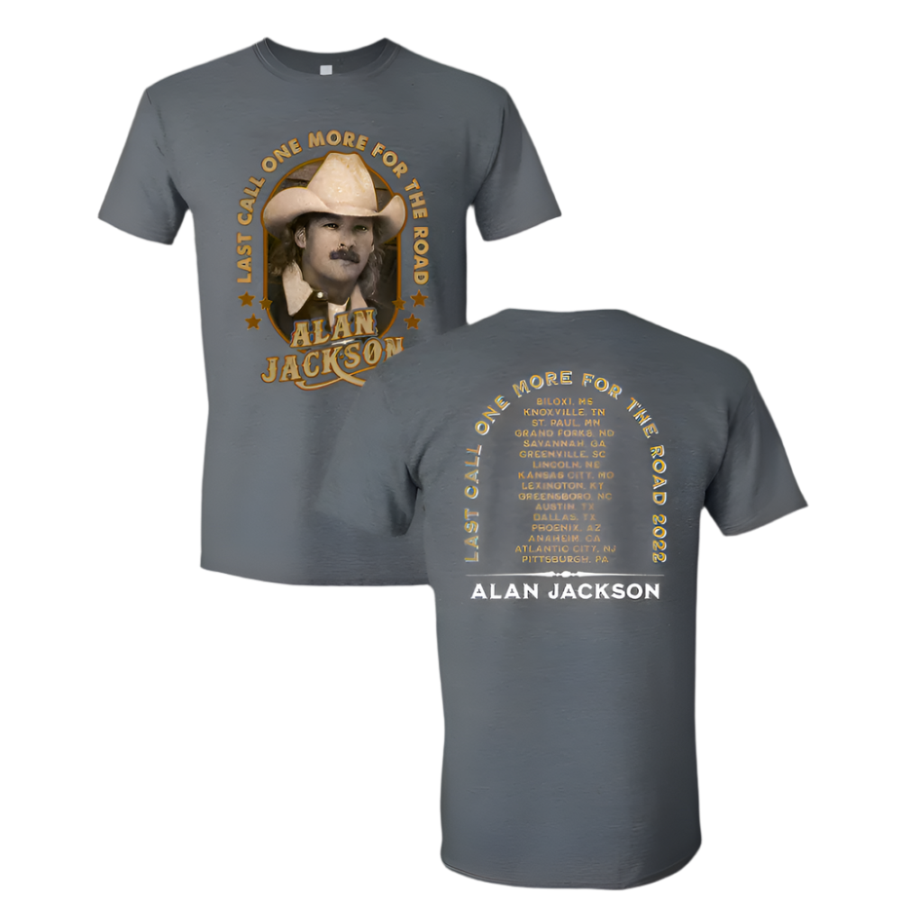 Vintage Photo Grey Tour Tee – Alan Jackson Official Webstore